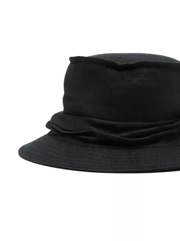 Yohji Yamamoto Draped Bucket Hat