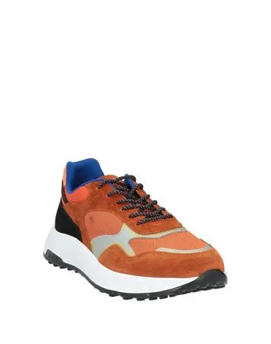 Hogan Leather And Textile Low-top Sneakers - Red