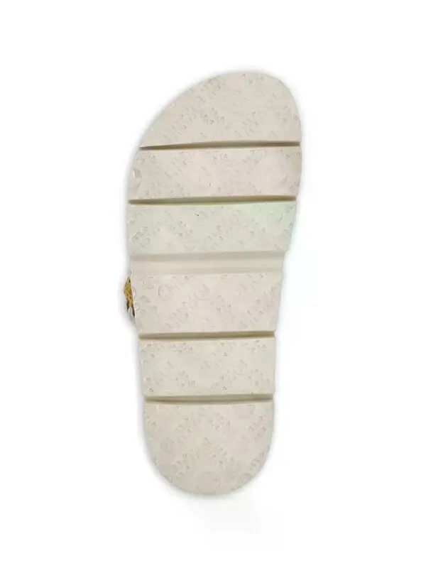 Mou Crochet Flat Sandals