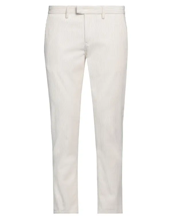 DONDUP Cotton Elastane Corduroy Trousers - Ivory