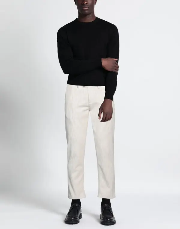 DONDUP Cotton Elastane Corduroy Trousers - Ivory