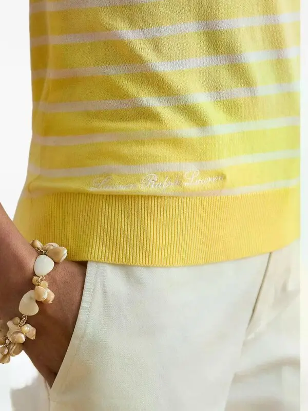 Ralph Lauren Striped Short-sleeve Sweater