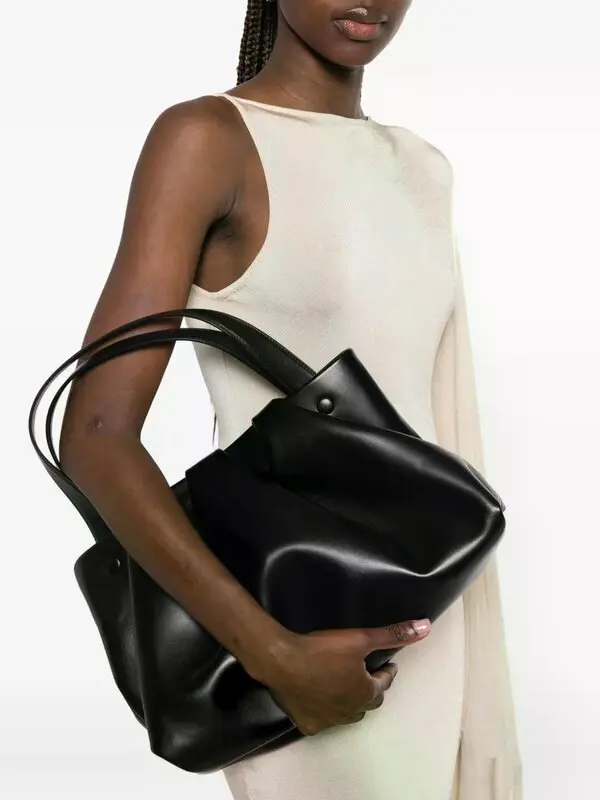 THEMOIRE Athena Ruched Shoulder Bag