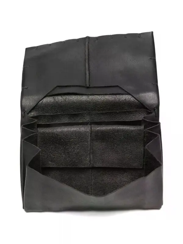 MA+ Cross-motif Leather Wallet