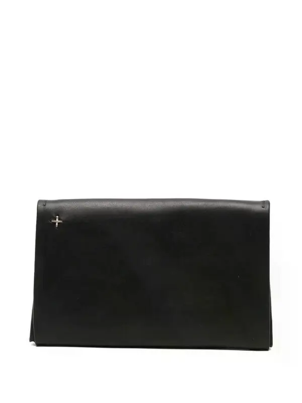 MA+ Cross-motif Leather Wallet