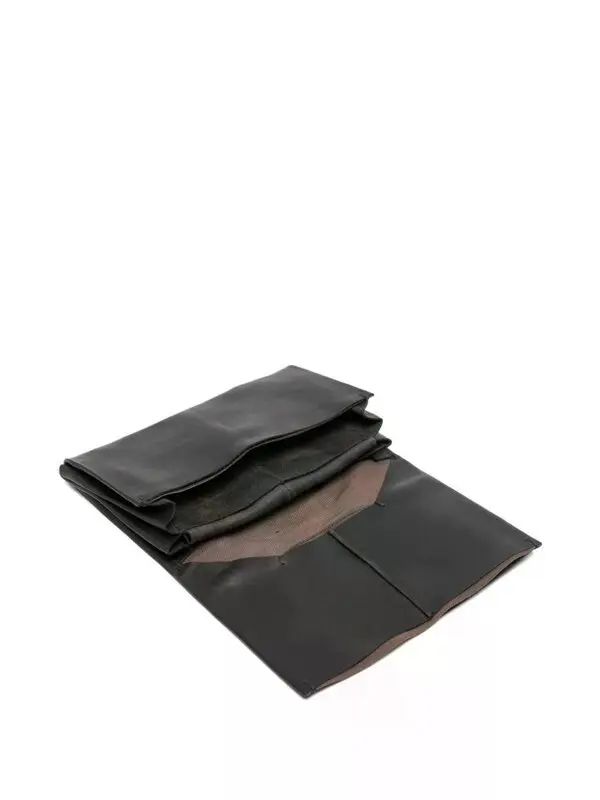 MA+ Cross-motif Leather Wallet