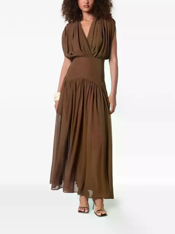NICHOLAS Giana Open-panel Maxi Dress