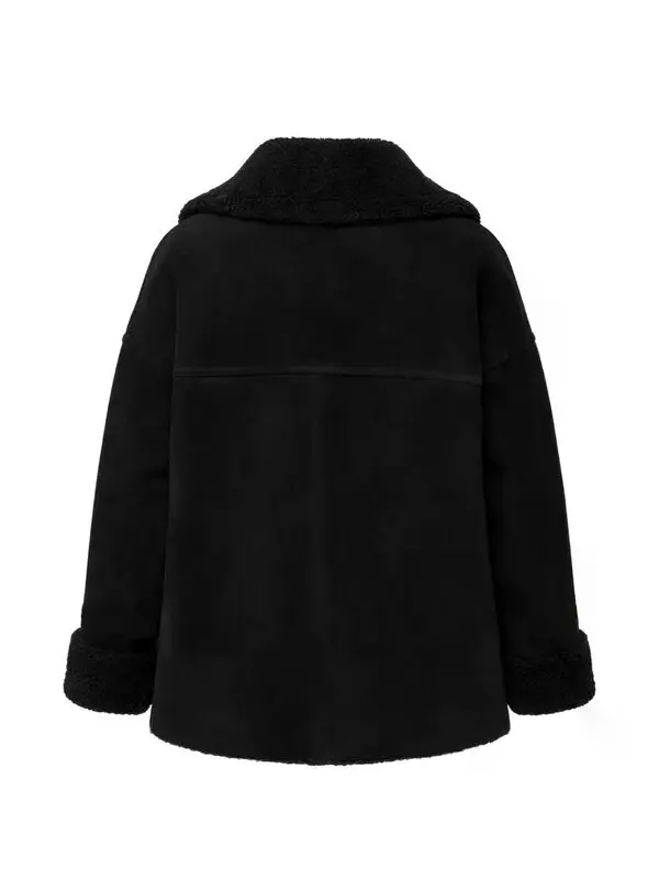 Dsquared2 Shearling Trim Coat