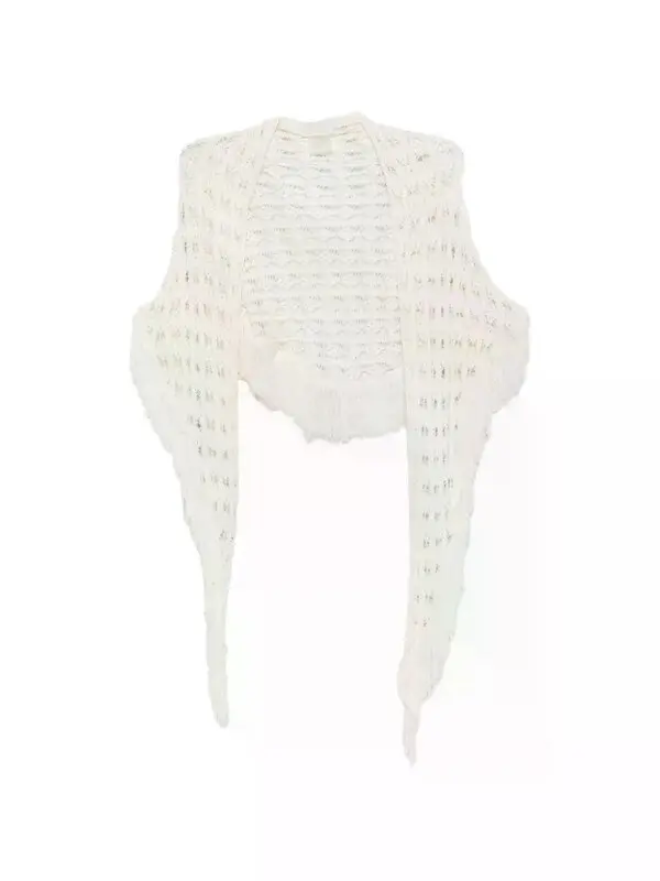 ELOU Fringed Pointelle Sarong