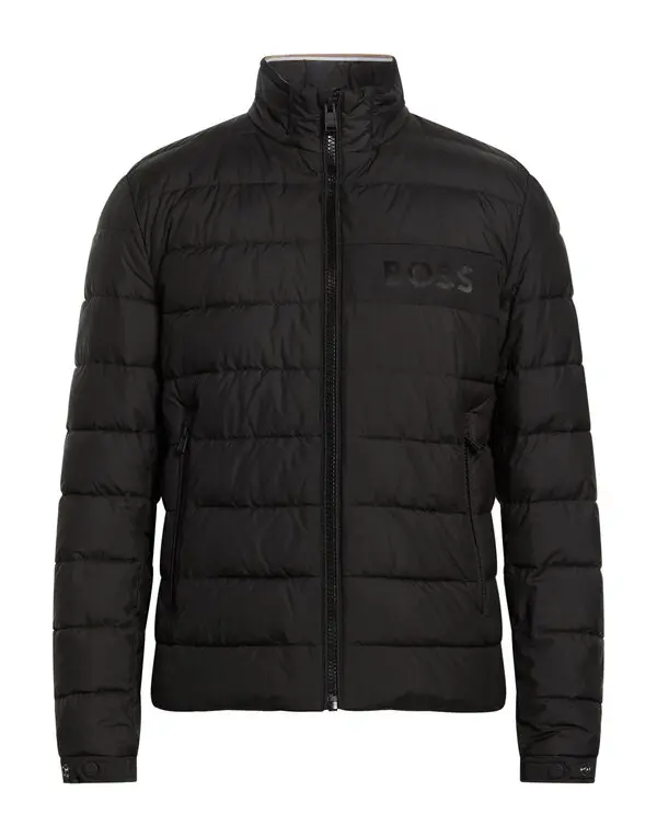 BOSS Recycled Polyester Padded Jacket - Black