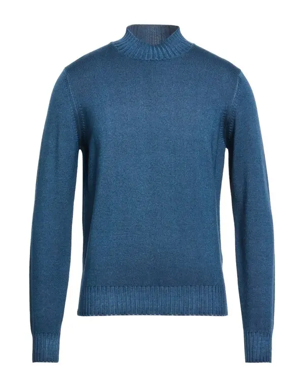 FILIPPO DE LAURENTIIS Merino Wool Mock Neck Pullover