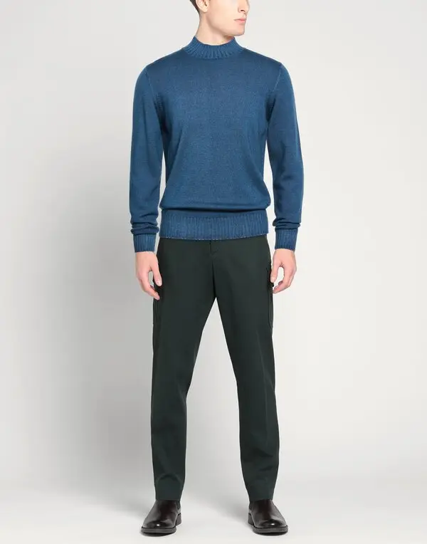 FILIPPO DE LAURENTIIS Merino Wool Mock Neck Pullover