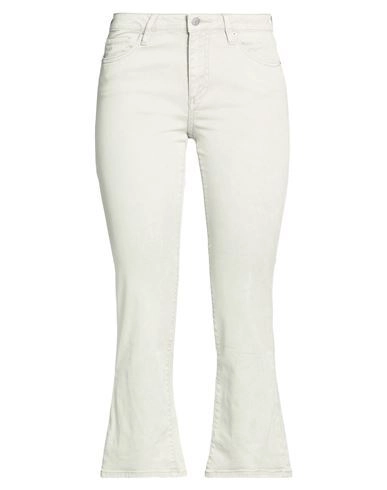 Armani Exchange Boot-cut Cropped Jeans - Light Grey