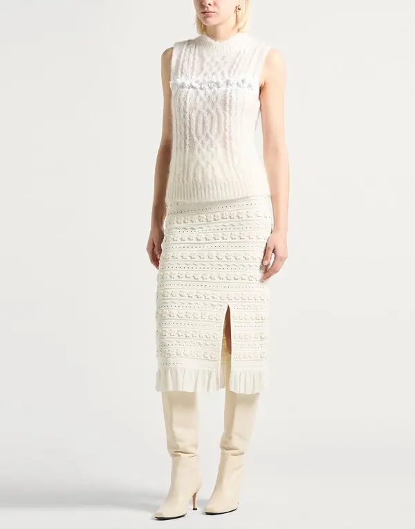 Sandro Knitted Midi Skirt