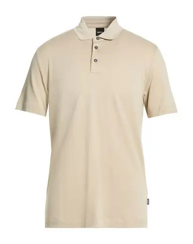 BOSS Polo Shirt Size Lyocell, Cotton - Beige