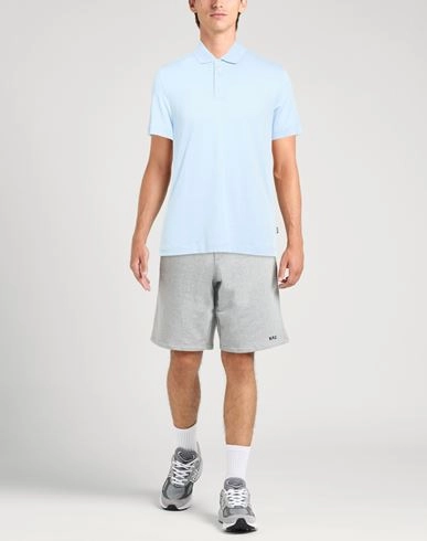BOSS Polo Shirt Size Lyocell, Cotton - Blue