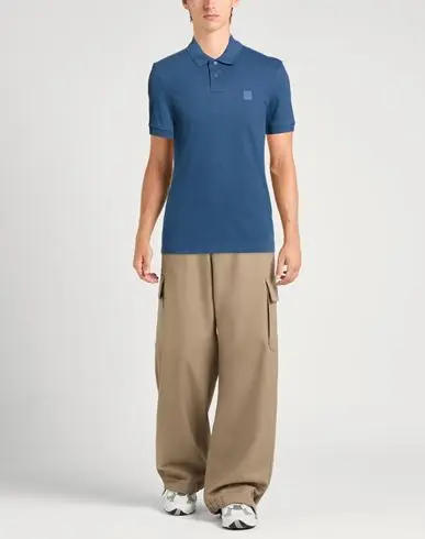 BOSS Polo Shirt Size Cotton, Elastane - Green