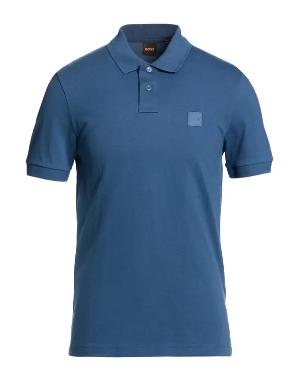 BOSS Polo Shirt Size Cotton, Elastane - Green