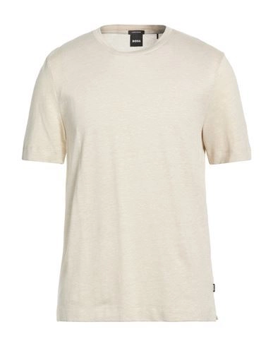 BOSS T-shirt Size Linen, Cotton - Beige