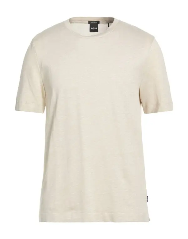 BOSS T-shirt Size Linen, Cotton - Beige
