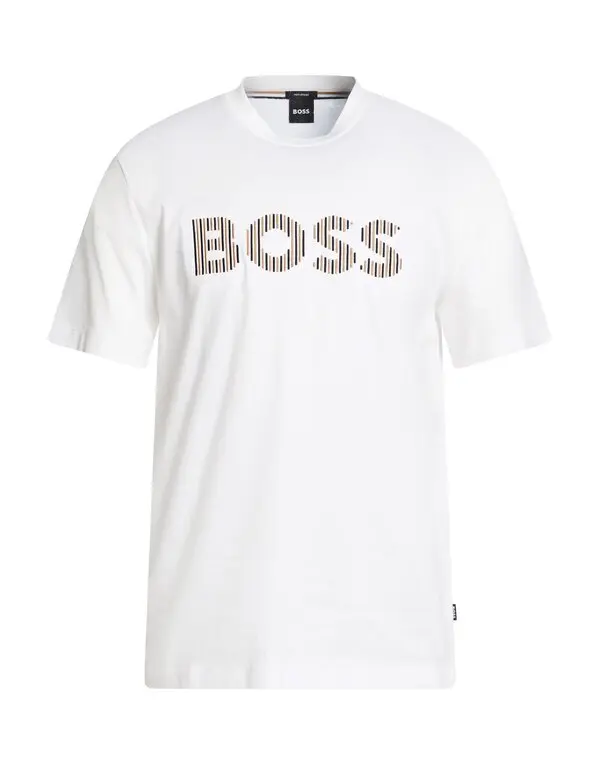BOSS T-shirt Size Cotton - White