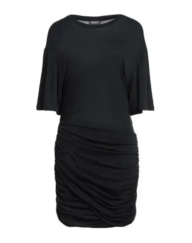 DONDUP Draped Mini Dress In Viscose, Modal, And Silk
