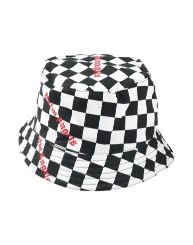Palm Angels Cotton Twill Bucket Hat - Black