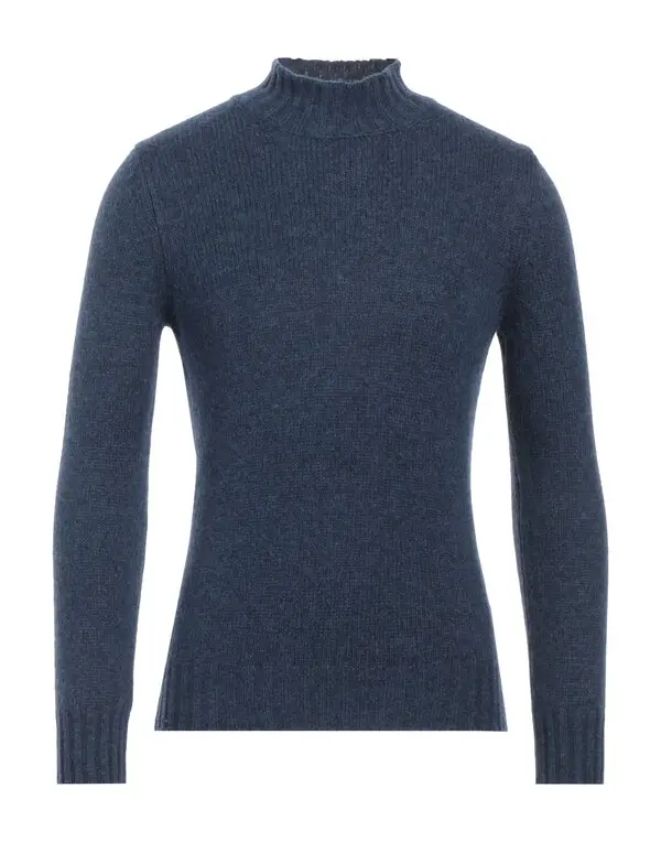 GRAN SASSO Virgin Wool And Polyamide Turtleneck - Blue