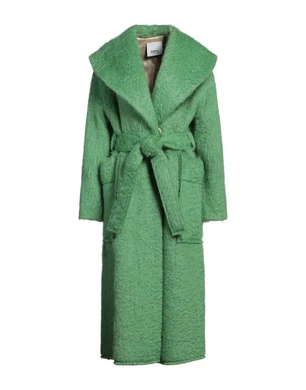 Erika Cavallini Mohair Wool Blend Coat