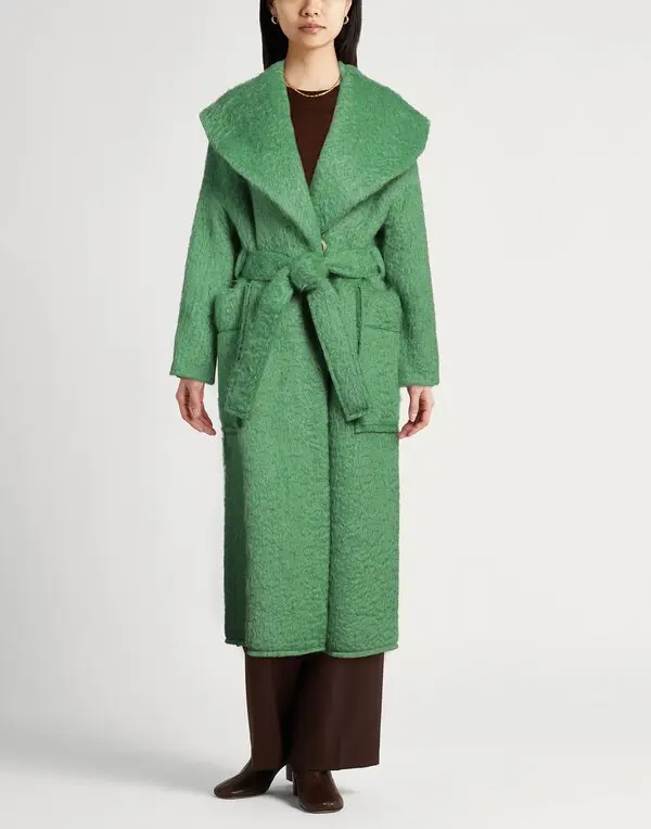 Erika Cavallini Mohair Wool Blend Coat