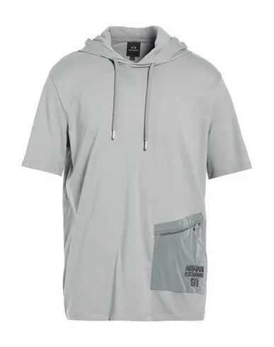 Armani Exchange Cotton And Polyamide T-shirt - Light Grey