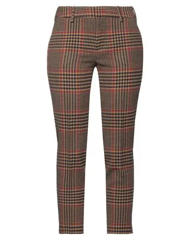 PT TORINO Plaid Tartan Pattern Tapered Leg Chinos