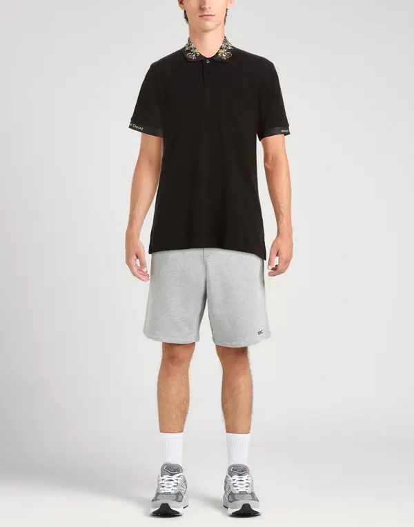 Versace Polo Shirt Size Cotton - Black