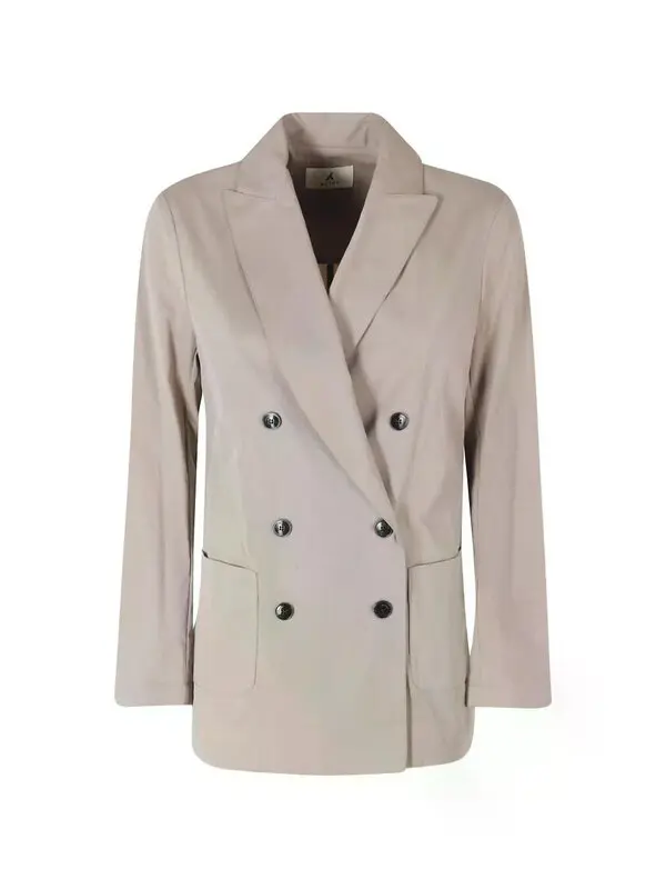 MYTHS Double-breasted Blazer - Neutrals