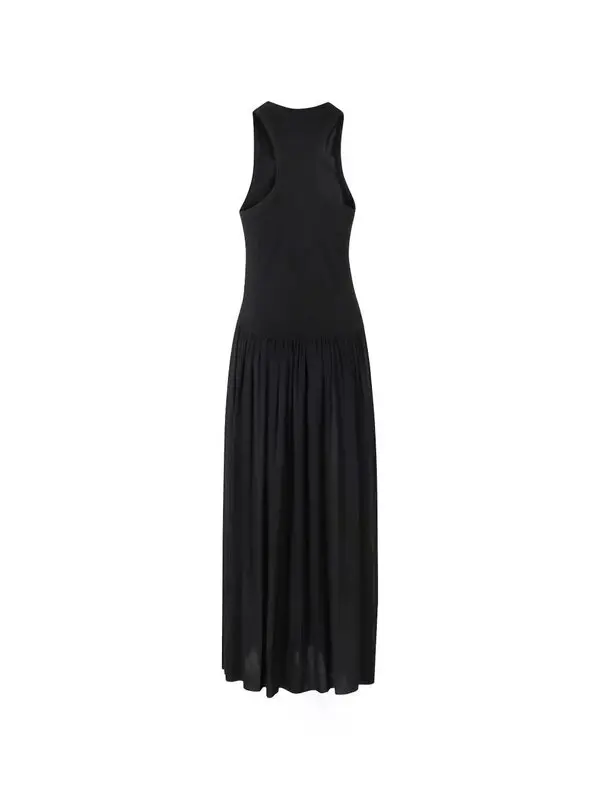 SOLOTRE Gathered Maxi Dress