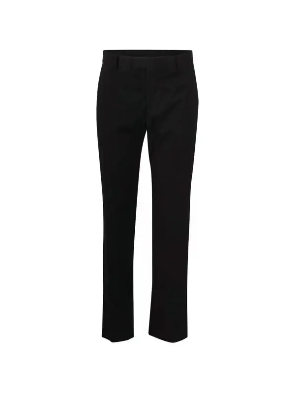 N°21 Tailored Trousers With Pressed Crease - Black