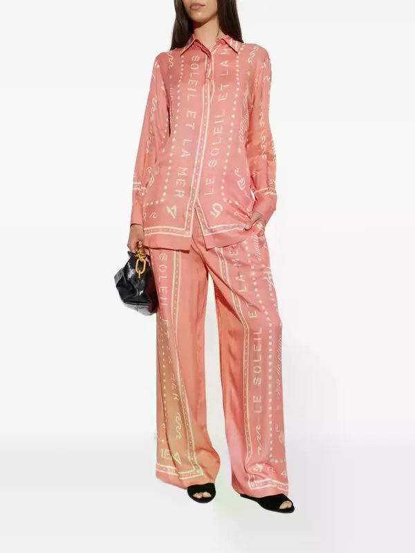 Balmain Graphic Print Shirt