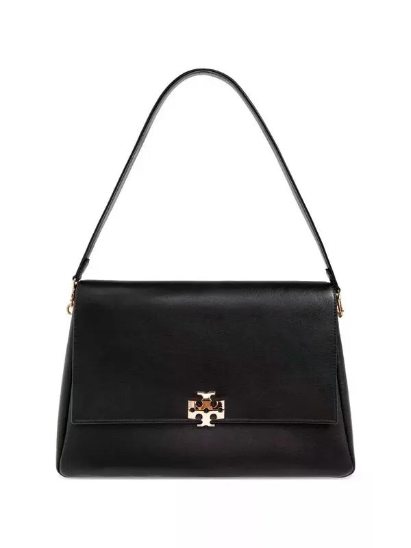 Tory Burch Logo-plaque Leather Tote Bag - Black