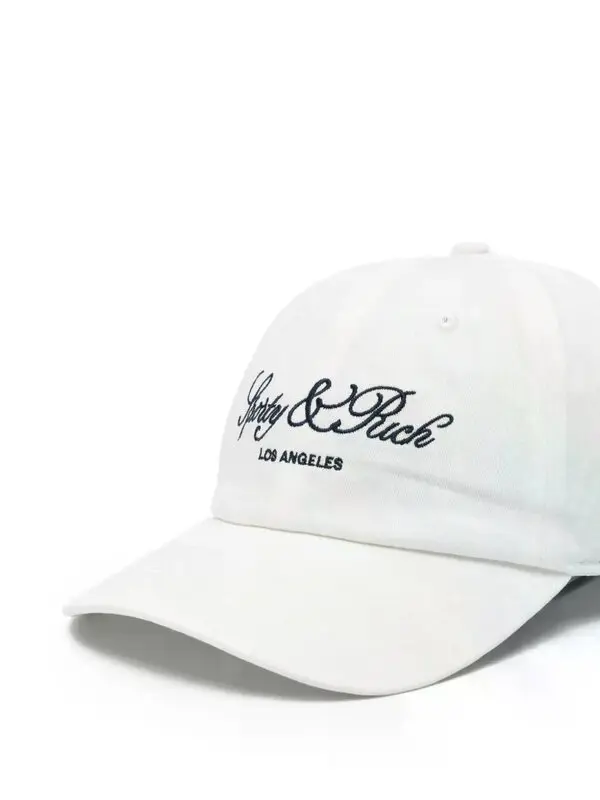 SPORTY & RICH Logo Embroidered Baseball Cap