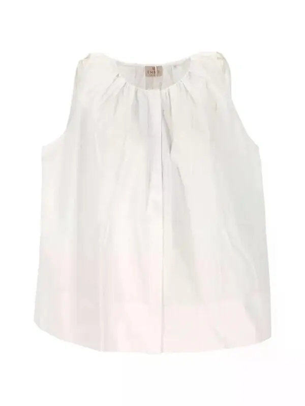 Marella Pleated Sleeveless Top