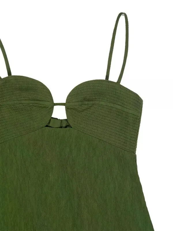 Johanna Ortiz Dream Spinner Cutout Maxi Dress - Green