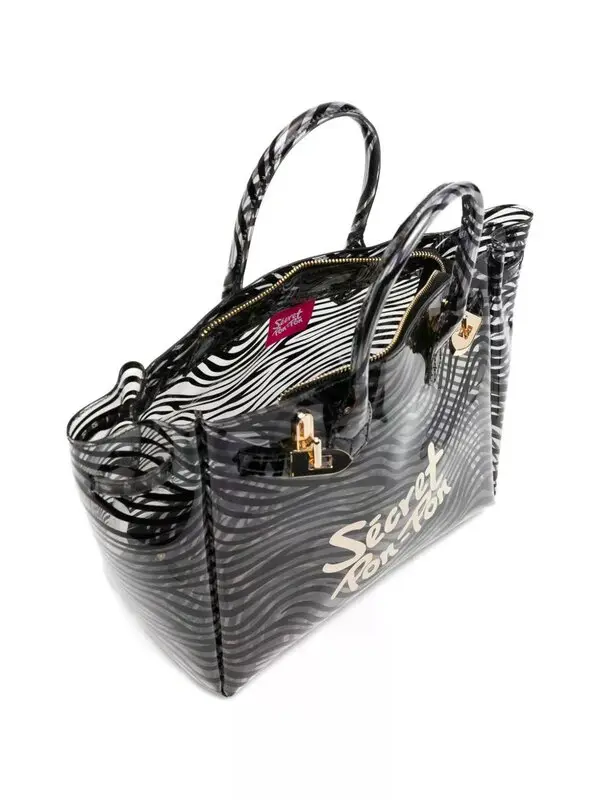 SECRET PON-PON Brigitte Animal-print Tote Bag