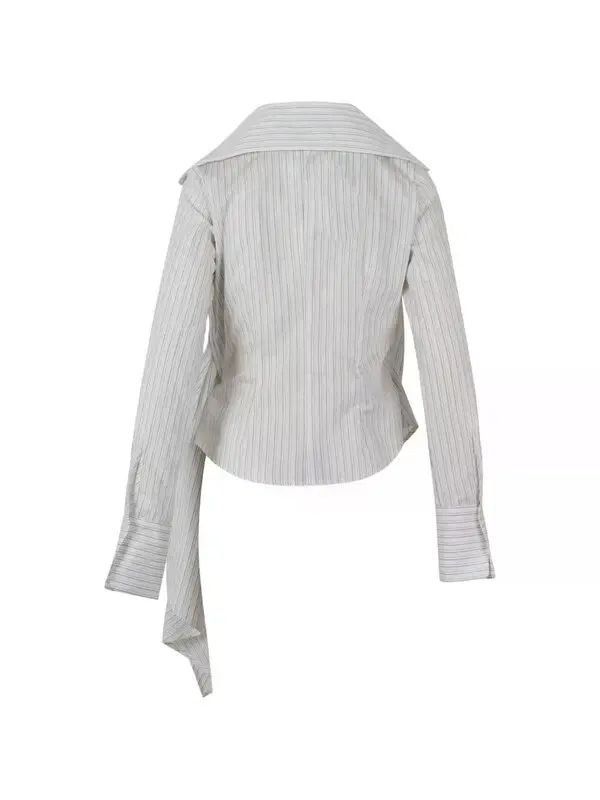 BALOSSA Striped Asymmetric Shirt