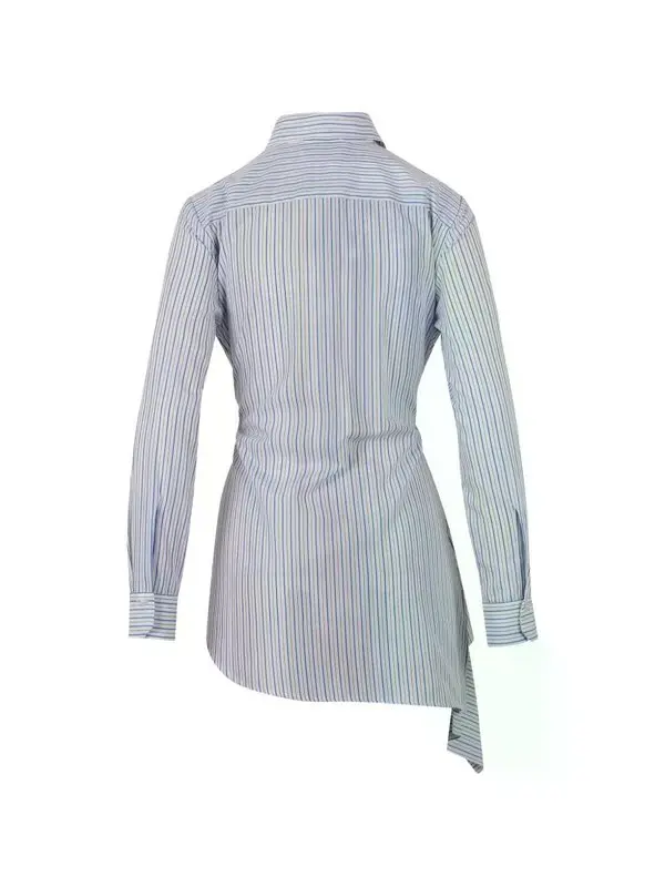 BALOSSA Asymmetric Striped Shirt