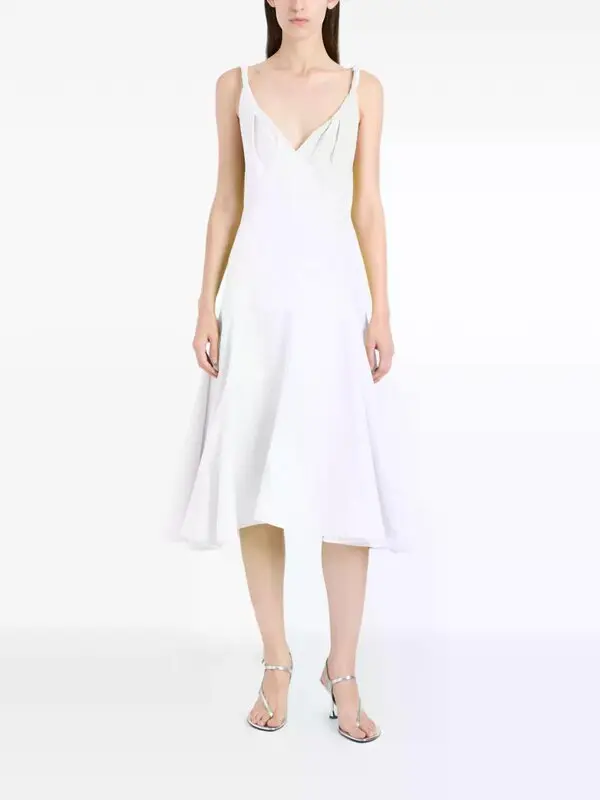 Proenza Schouler Leo Twisted Strap Midi Dress