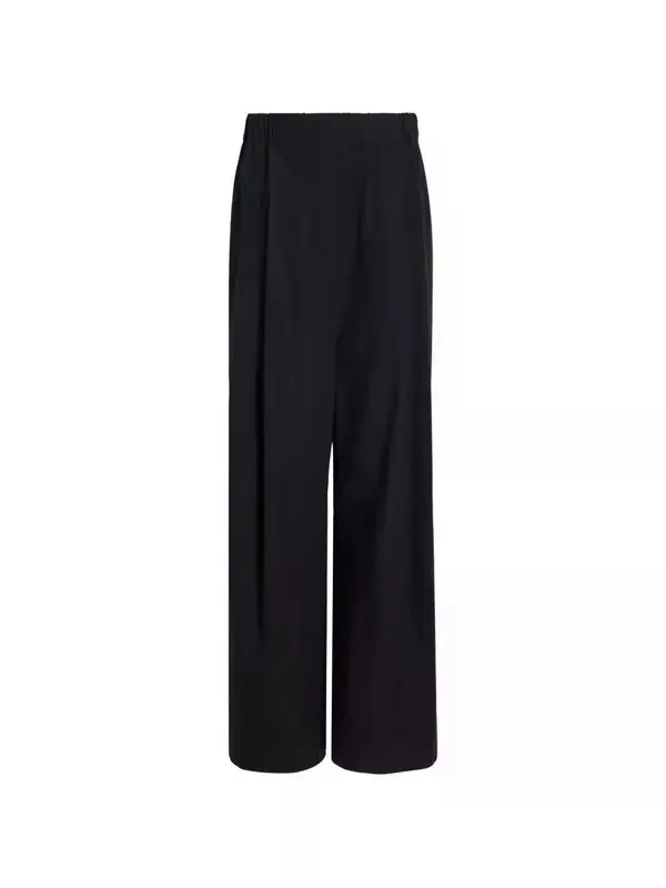 Proenza Schouler Lissia Pant In Cotton Shirting - Black