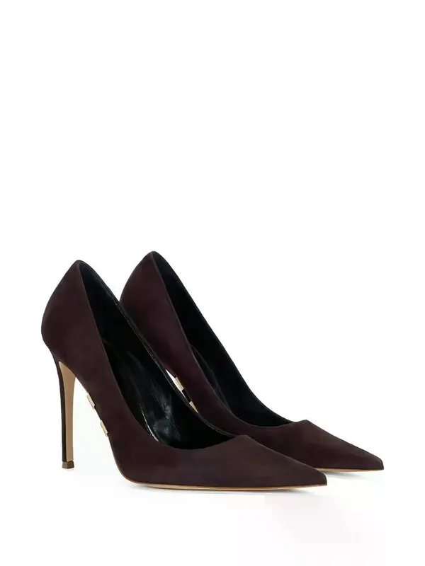 Elisabetta Franchi Suede Pointed Toe Stiletto Pumps