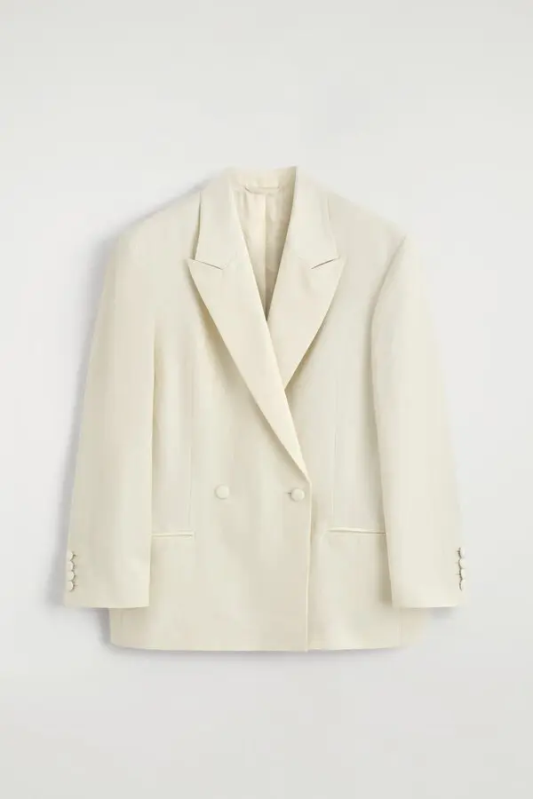 Cos Linen-blend Tuxedo Blazer