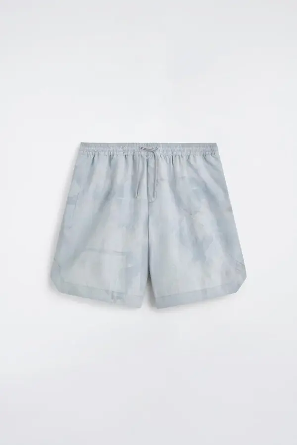 Cos Wide-leg Drawstring Swim Shorts - Blue