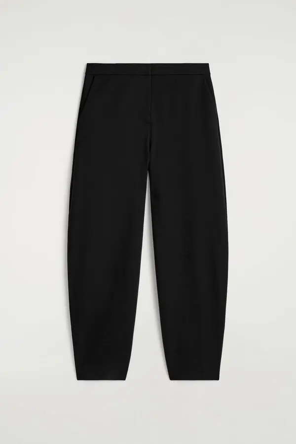 Cos Jersey Tulip Pants - Black